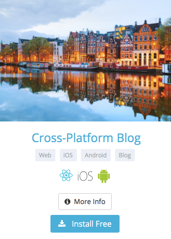 Deploy a React Native Cross-Platform Blog in 3 Steps | by Carson Gibbons | HackerNoon.com | Medium