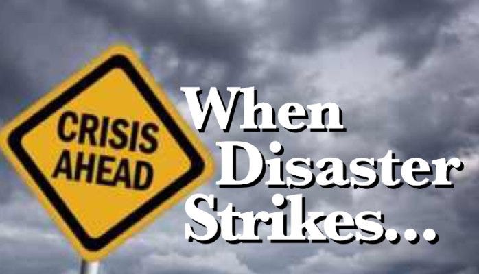 When Disaster Strikes…. Outside of it being one of my favorite… | by ...