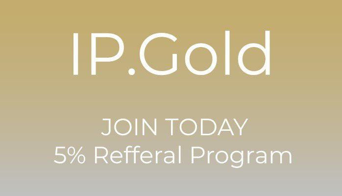 IP.Gold is conducting a referral program as part of our token ...