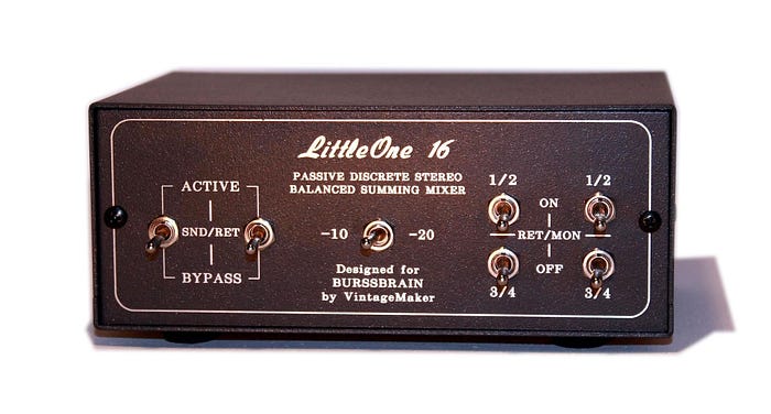 Custom 4 to 24 input channel Passive Studio Summing Mixer direct from ...