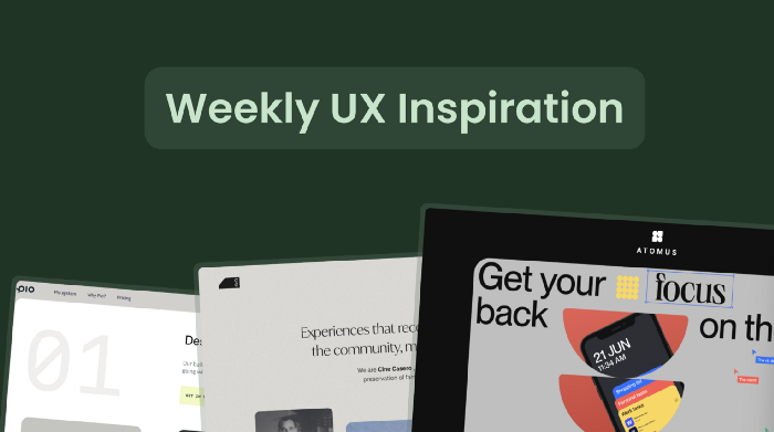 Weekly UX Inspiration Websites. Some Amazing Websites that Inspired Me ...