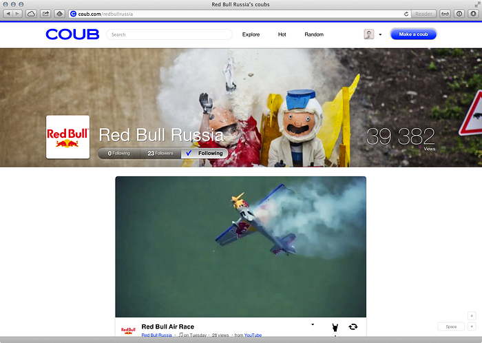 Using Coub as marketing tool. Coub is a very young media format and ...