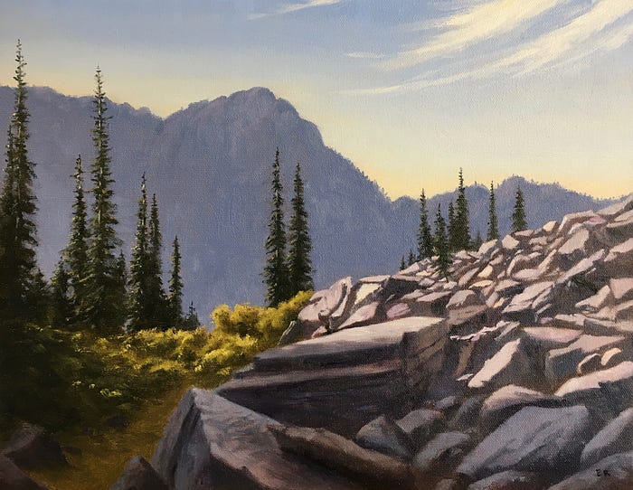 Public Lands Inspire this Artist. Ed Robinson worked as a professional ...