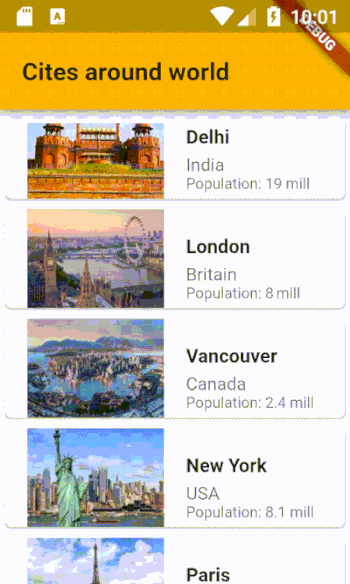Flutter Getting Started Tutorial 4 Listview By Alok Gupta Medium