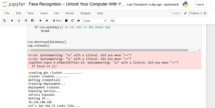 Creating GKE cluster with terraform by face-recognition using python | by harsh | Medium