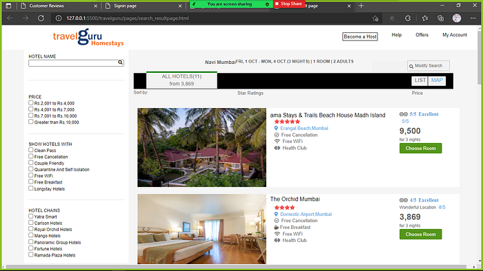 GitHub - carynd/travelguru: A clone of website Travelguru where we can ...