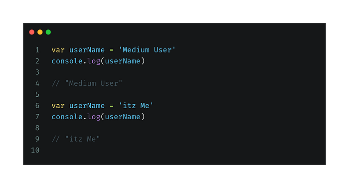 const vs let vs var in JavaScript | by Kushal Dave | Medium