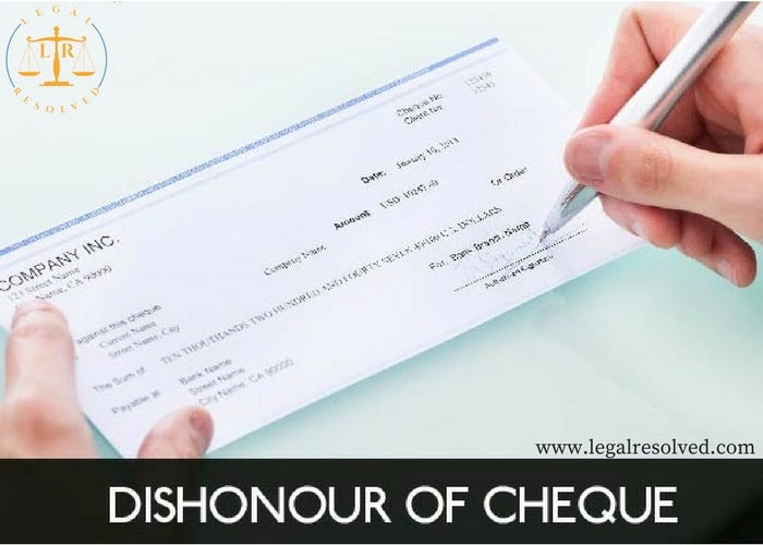 IMPORTANCE OF LEGAL NOTICE IN CHEQUE BOUNCE | by LegalResolved | Medium