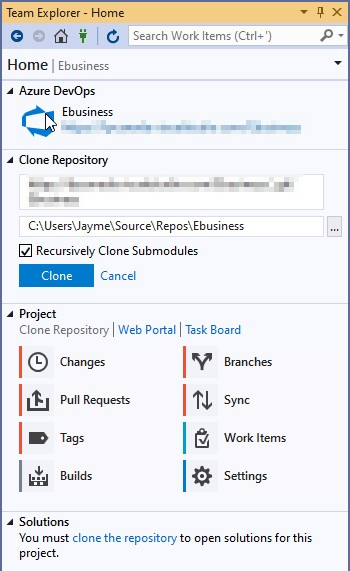 Set up Git in Visual Studio + Azure | Medium