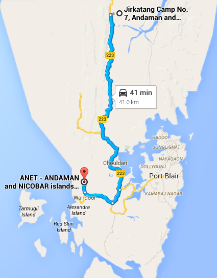 Andaman Trunk Road on a cycle. Andamans is where people go to dive ...