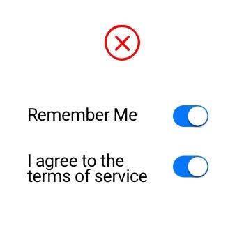 Checkboxes vs Toggle Switches. Interactivity, or input from a user, is ...
