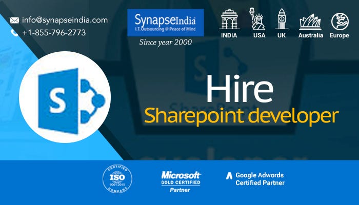 Hire Sharepoint developer for uninterrupted quality services | by ...