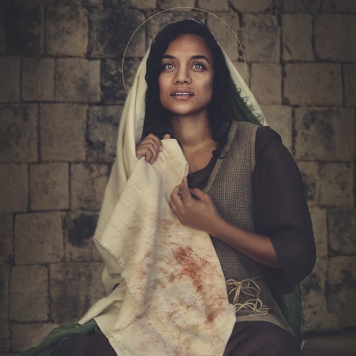 Veronica’s cloth. As the woman comforts Jesus, she… | by Iva Beranek ...