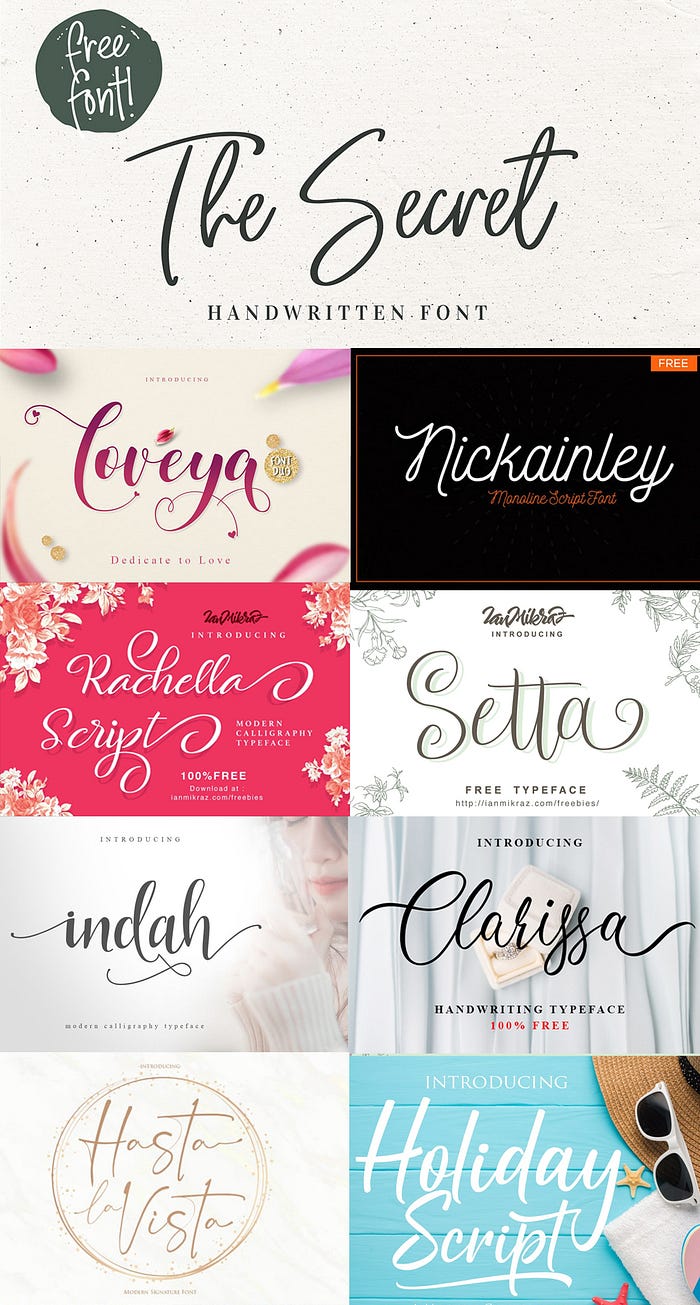 What are some best cursive font in Microsoft Word? | by Hamza Riffat ...