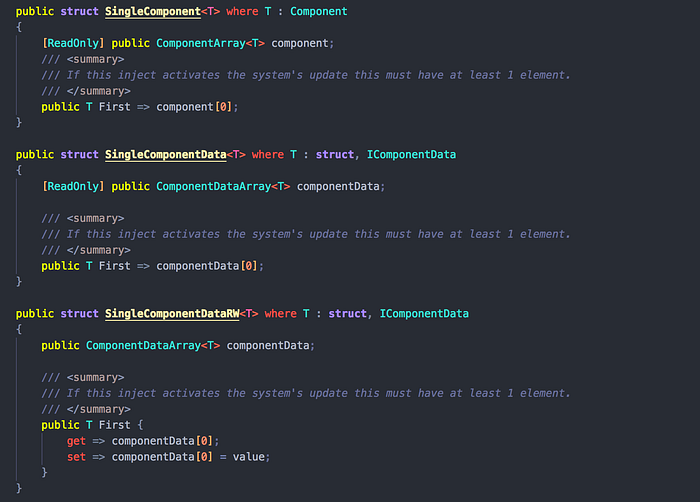 [Unity ECS] Neat struct injection trick for concise code I just ...