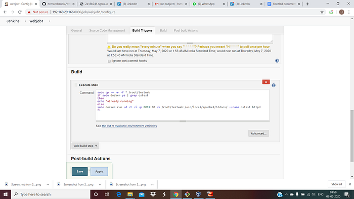 Deployment using jenkins. Task Description- | by Hemakshi Manchandia ...