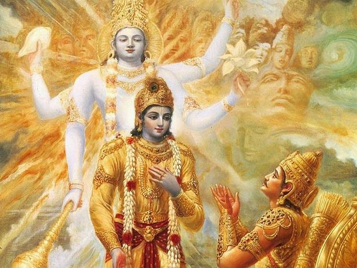 Sri Krishna’s Universal Form & Arjuna’s Yoga | by Mahesh CR | Kali’s ...