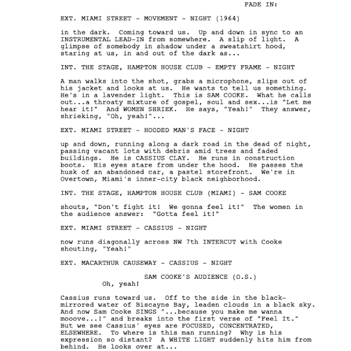 Page One: “Ali” (2001) - Go Into The Story