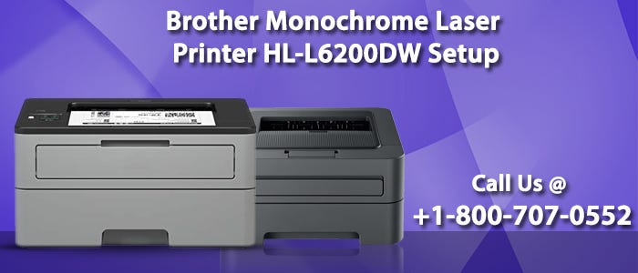 Setup and install your Brother Monochrome Laser Printer HL-L6200DW ...