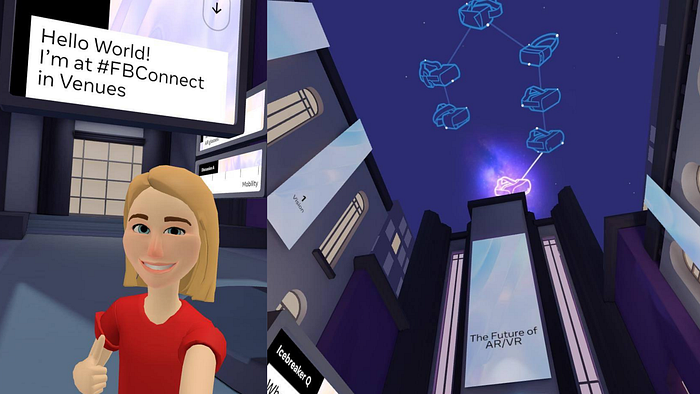 The Future of Social VR Events. Facebook Connect in Venues [early beta ...