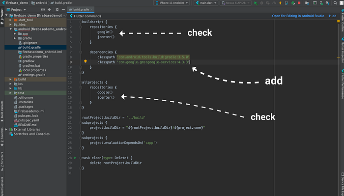 Flutter: Firebase setup for Android & iOS | Complete Guide | by Kshitij Rajale | Flutter Master ...