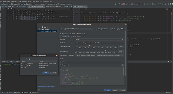 Aws Lambda Testing And Debugging Using Intellij Aws Sam And Docker