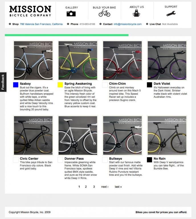 Mission Bicycle Company. [CASE STUDY #1] ︎ designdeservices.org | by ...