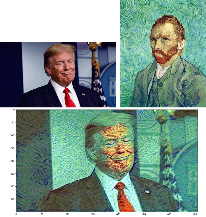 I taught an AI how to paint Donald Trump — Van Gogh style | by Ardalan ...