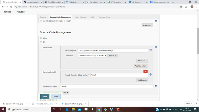 Deployment using jenkins. Task Description- | by Hemakshi Manchandia ...