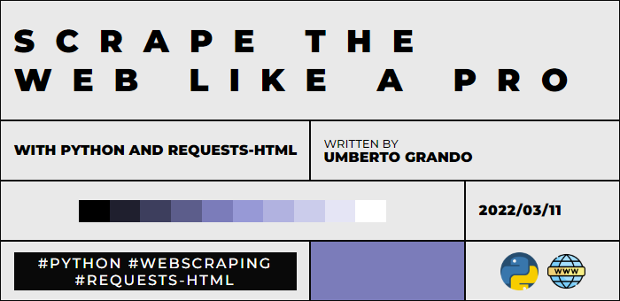 Scrape the Web Like a PRO with Python and requests-HTML | Python in ...