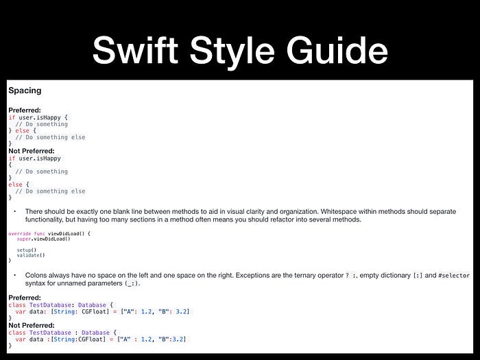 iOS Best Practices. Part 2: Swift Code Style | by Maxim Vialyx | Medium