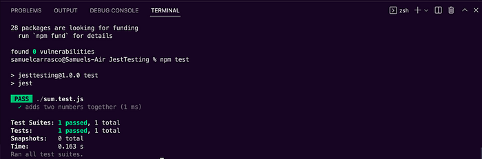 Getting started with Jest. What is JEST? | by Samuel Carrasco | Medium