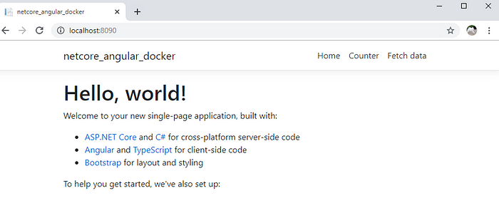 Create An Asp Core 3 0 Angular Spa Project With Docker