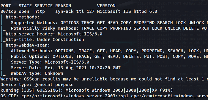 Grandpa — Hackthebox Writeup This Box Is A Part Of Tjnulls List Of