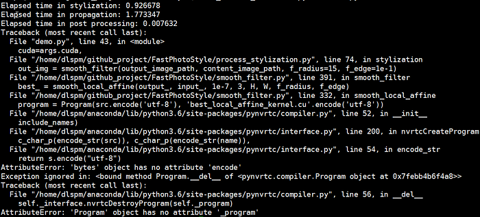 NVIDIA/FastPhotoStyle. 遇到的問題: | by DLSPM | Medium