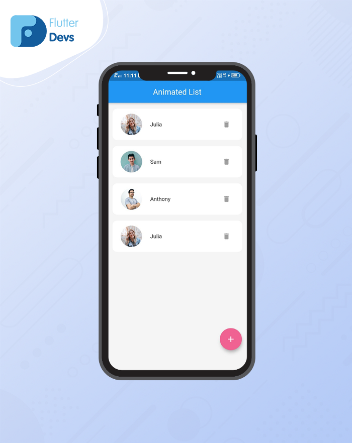 Animated List In Flutter. In this blog, I am going to implement… | by ...