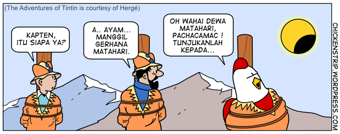 Gerhana Matahari (2). Sejak baca Tintin yang “Tawanan Dewa… | by Diki ...