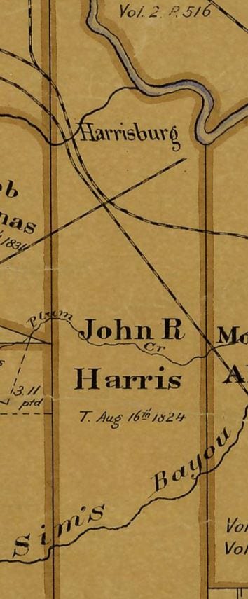 Mapping Texas: From Frontier to the Lone Star State — Map of Harris ...