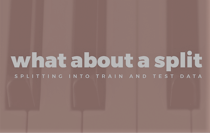 TRAIN_TEST_SPLIT Splitting the dataset | by Rinirony | Medium