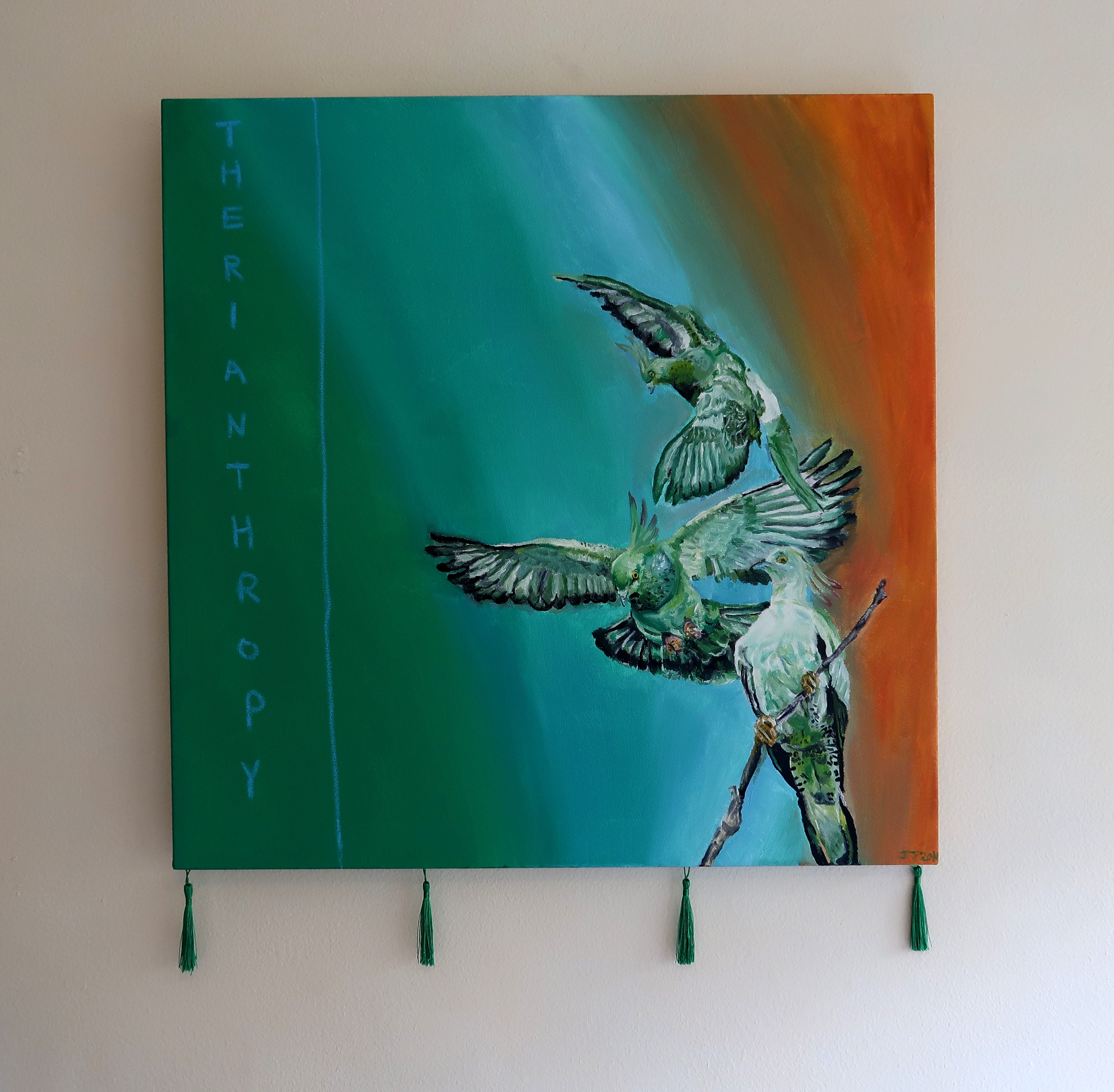 Art | Three of the Seven. A painting by Joe Turpin | by Ja. magazine ...
