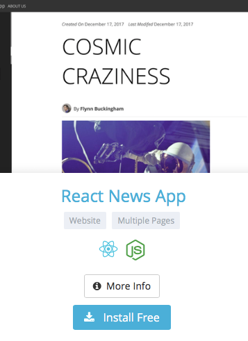 Deploy a React News App in 3 Steps | by Carson Gibbons | HackerNoon.com | Medium