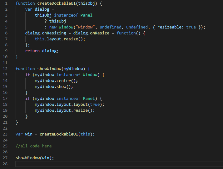 Easiest way to create a dockable panel in Adobe After Effects | by Andrei | Medium