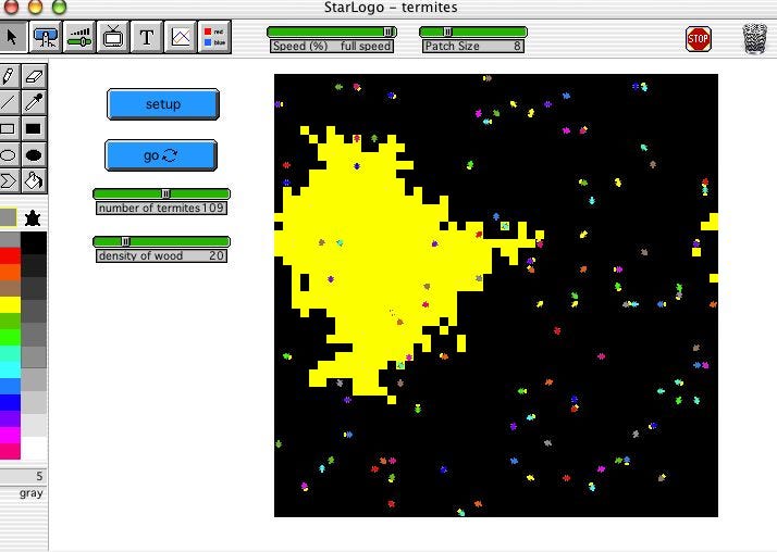 StarLogo, a programming language to support decentralized thinking by ...