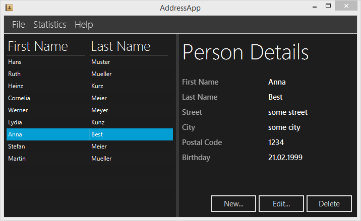 Javafx Tableview With Dynamically Filled Data From A List By Geno Tech Medium 2696