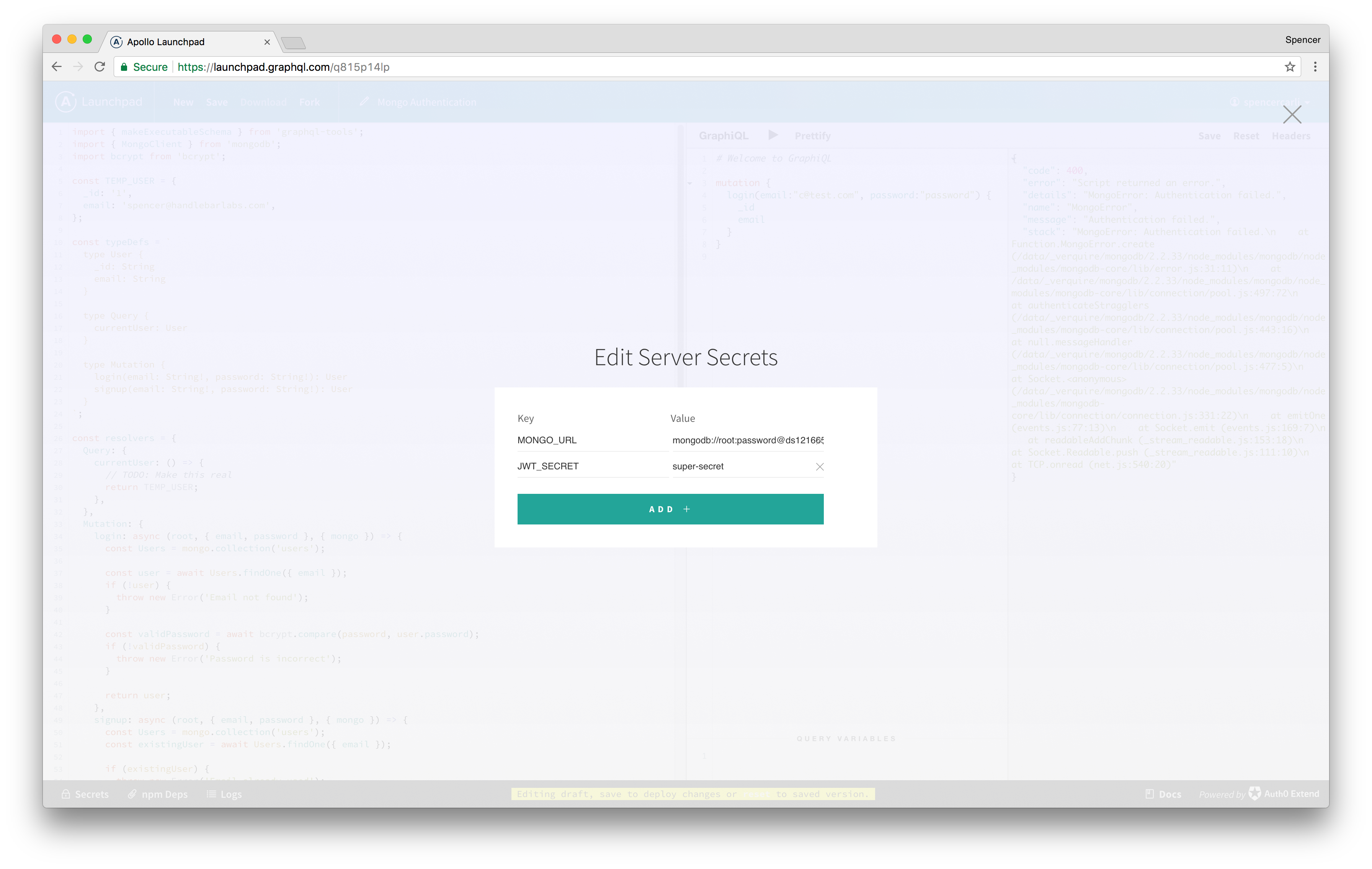 Graphql Authentication With React Native And Apollo [part 1 2]
