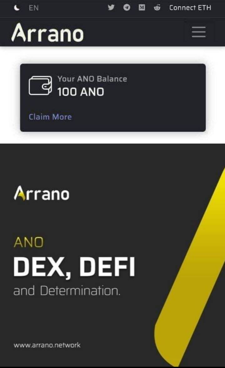 🏦 Arrano Network Airdrop ️ ️ ️ ️ ️ ANO Token 🏆Rewards: 100 ANO ~20$ 👥 ...