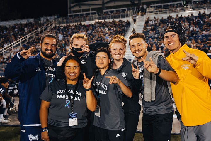 The Team Behind the Team for UNR Football | by Reynolds Sandbox | The ...