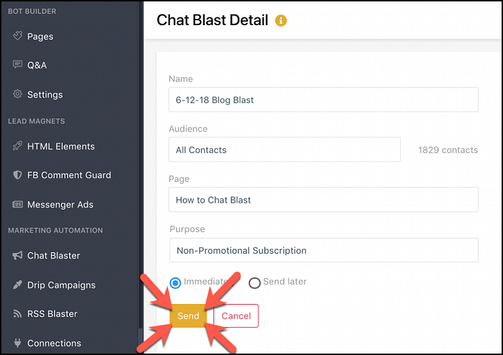 How to Chat Blast Your Facebook Messenger Contacts | by Larry Kim ...