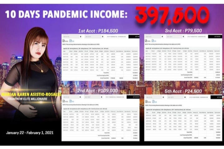 397,500 Pesos Income in 10 Days in Frontrow | by Cyril Jaganas | Medium