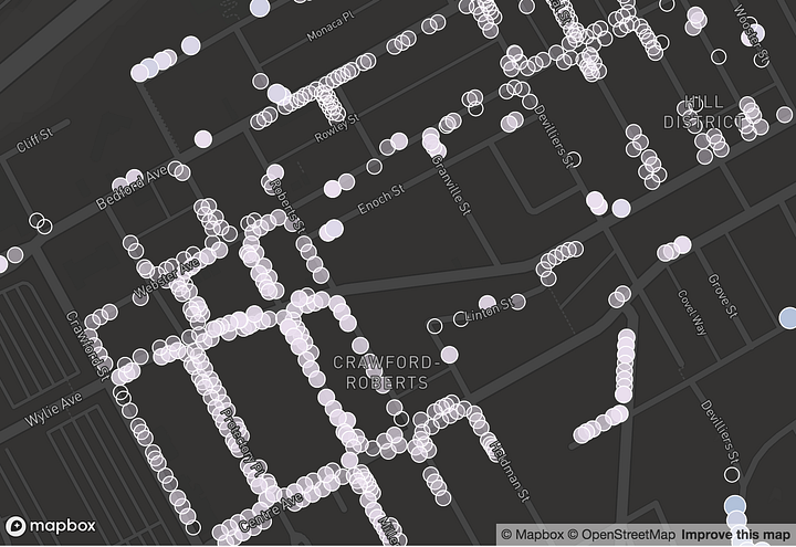Mapbox Tutorial: Heatmap using GL JS | by Madison Draper | Medium